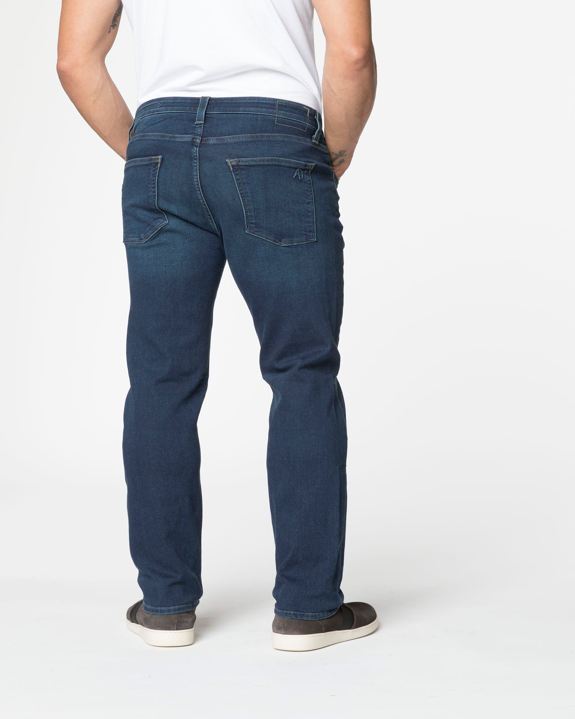 No. 30 Modern Slim Fit Terry Tech Indigo Flex – Agave Denim