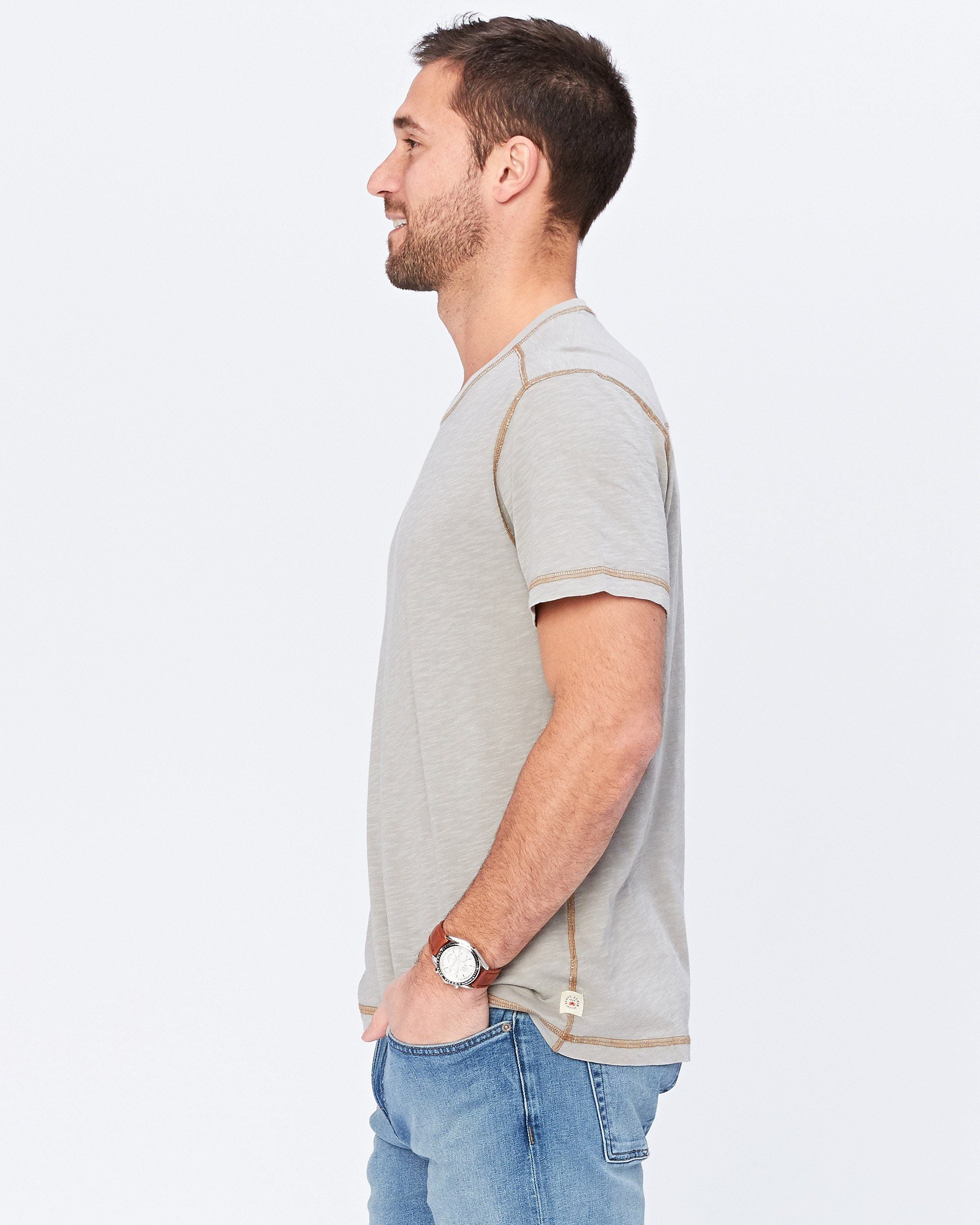 Skeg Short Sleeve Slub Jersey Crew – Agave Denim